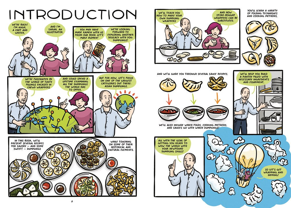 Let's Make Dumplings!: A Comic Book Cookbook – Brown Babies Books